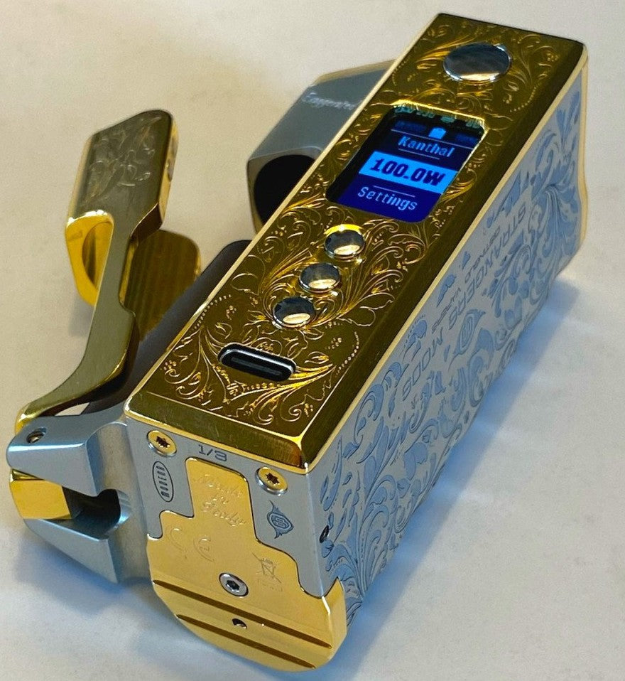 Strangers Mods Modena INDOMITA21 Squonk Mod - Pandora Engraved Limited ...