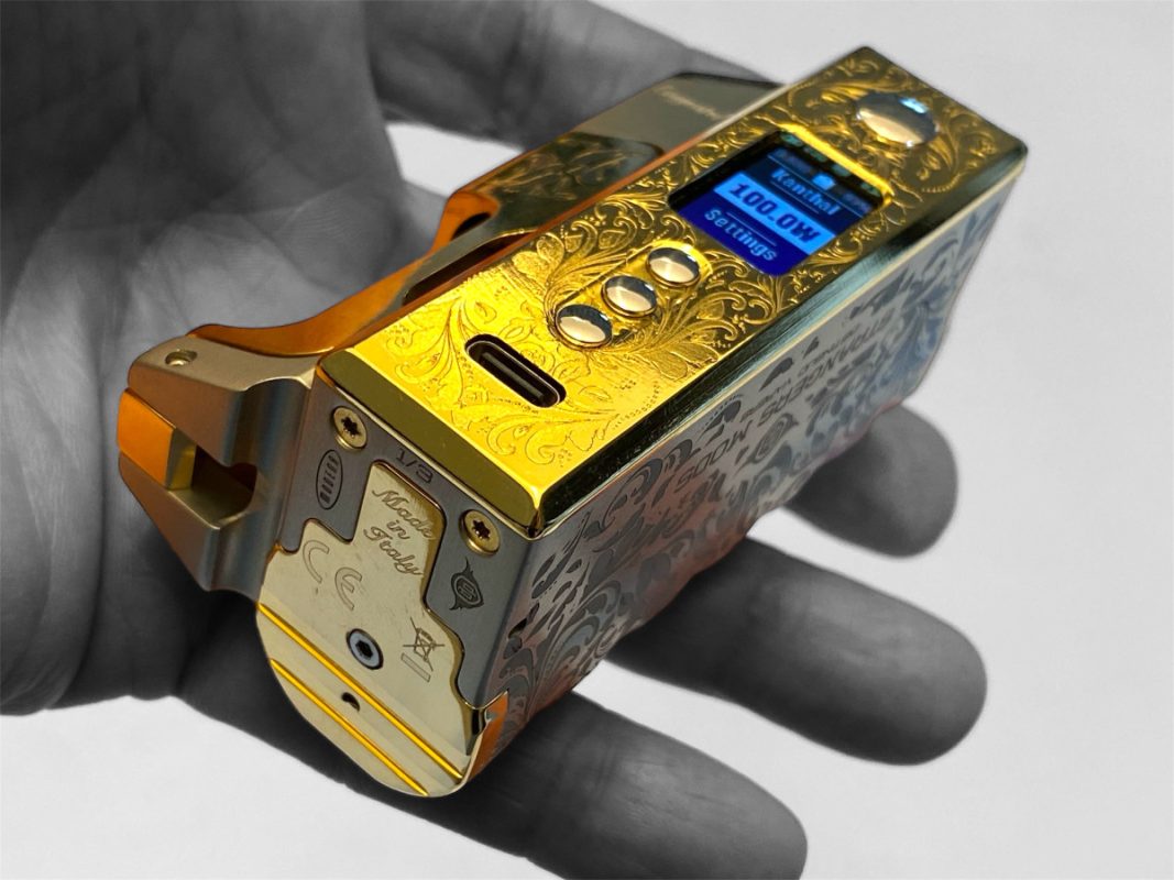 Strangers Mods Modena INDOMITA21 Squonk Mod - Pandora Engraved Limited ...