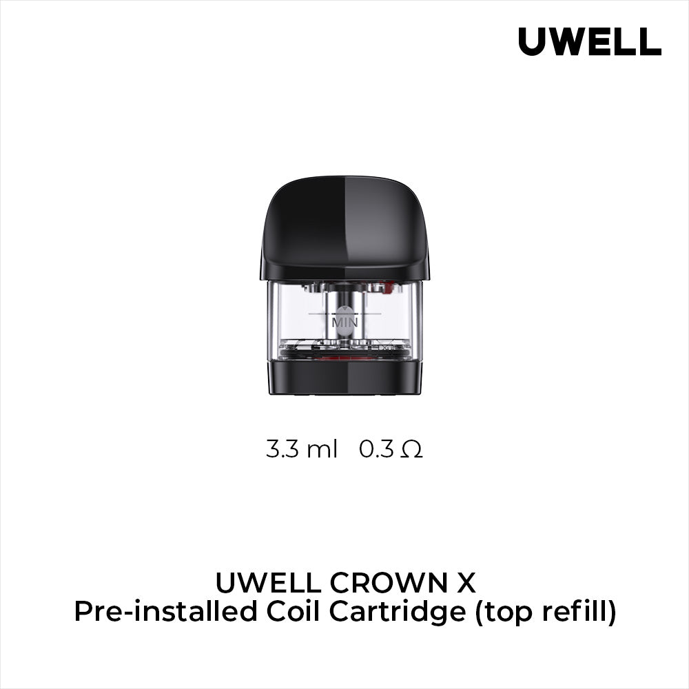 Uwell Crown X Replacement Pods (2-Pack) [CRC] | Supavapes – SupaVapes.com
