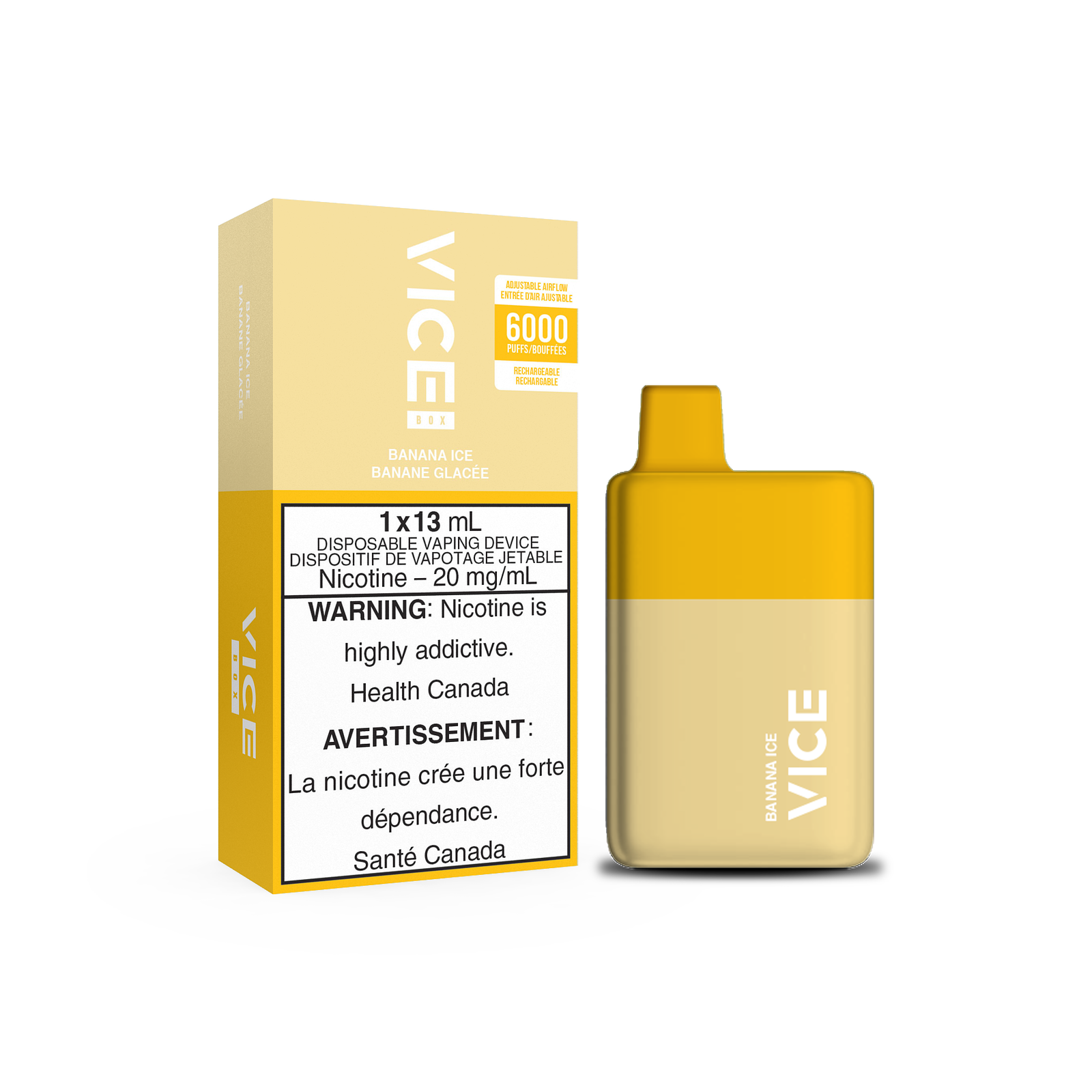 VICE Box 6000 Disposable Vape Canada | Classic 6K Puff – SupaVapes.com